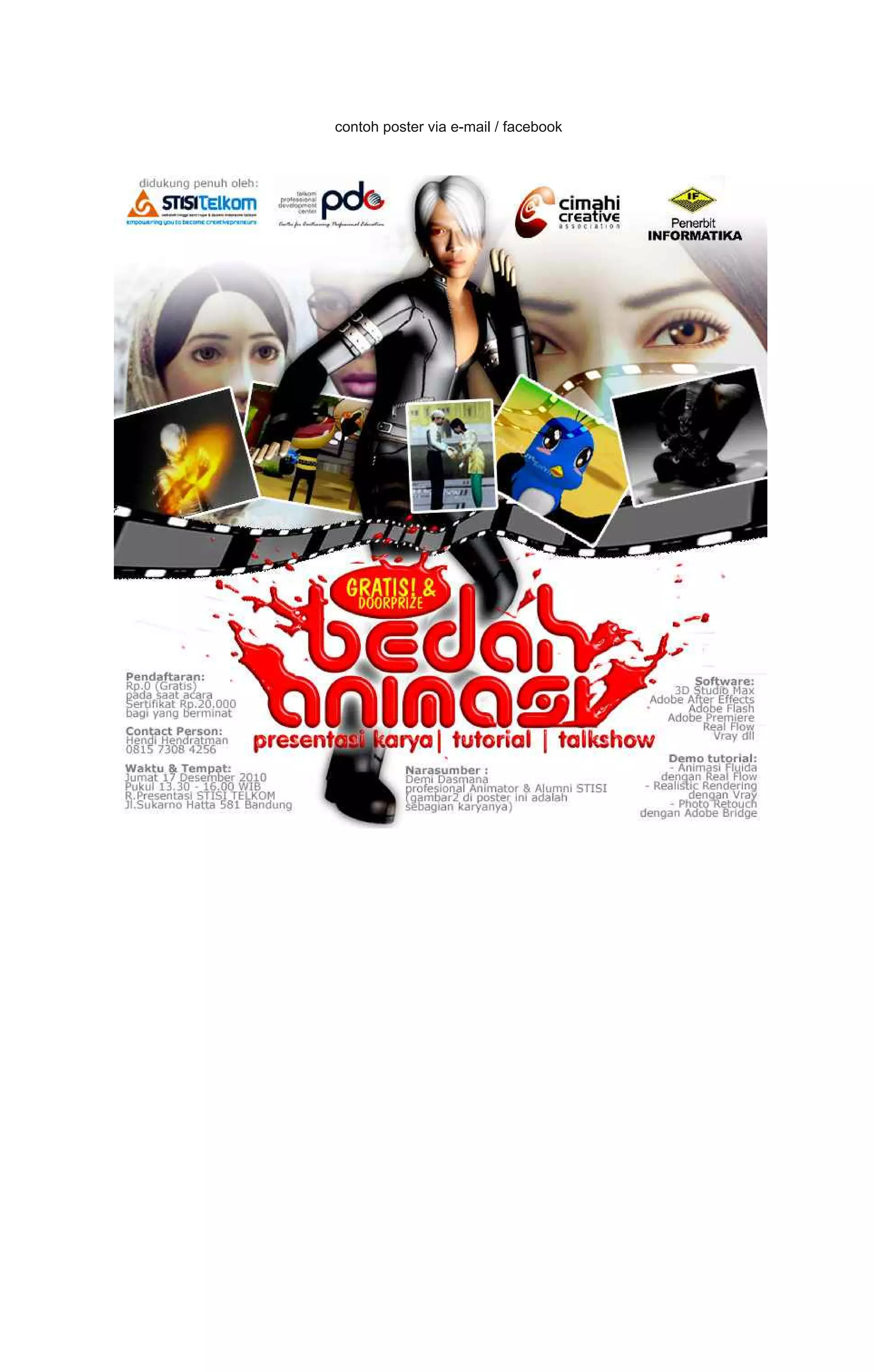 Contoh Proposal Seminar 'Bedah Animasi' | PDF