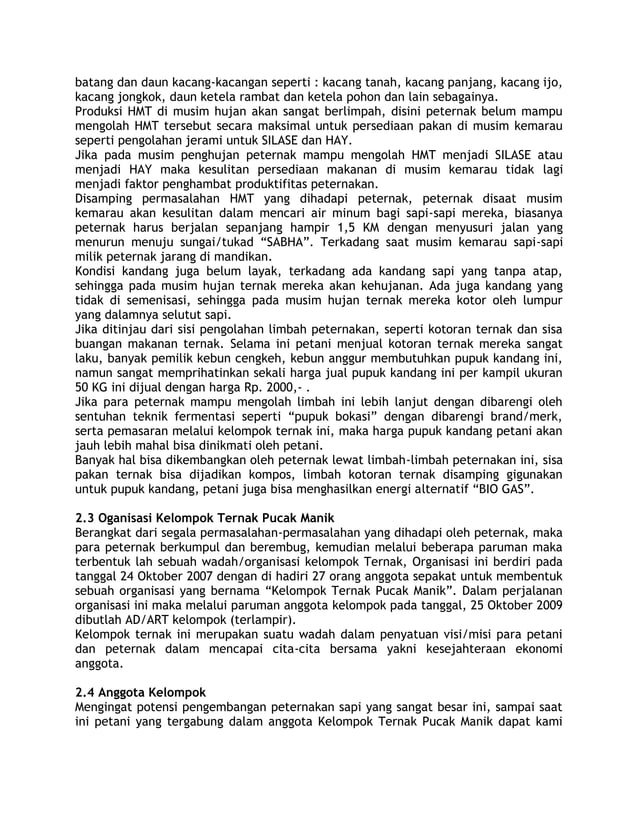 Proposal biogas | DOCX