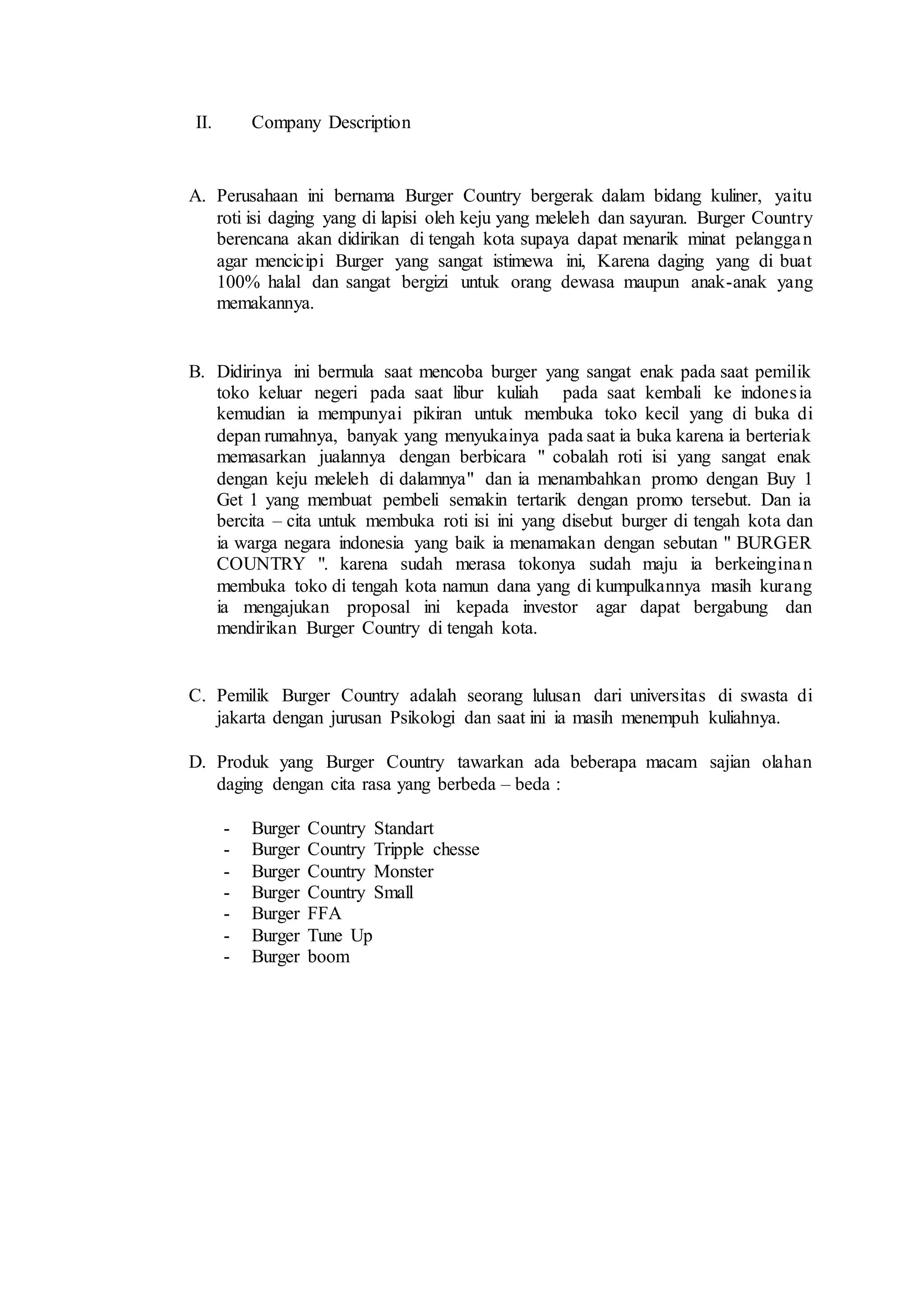 Proposal bisnis | DOCX