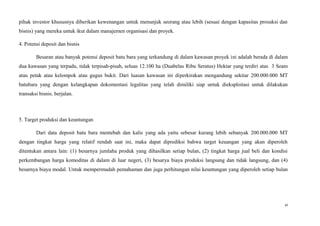 Proposal bisnis coal mining | PDF