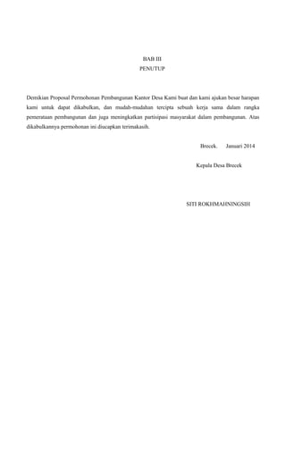 Proposal bl ds | PDF