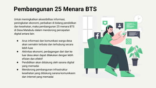 Proposal BTS-Daerah Provinsi Sulawesi Utara | PDF