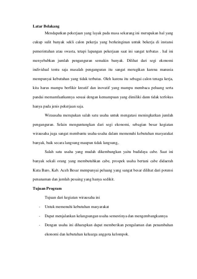 Contoh Proposal Cabe Rawit Pdf Gambaran contoh-proposal-cabe-rawit-pdf-gambaran