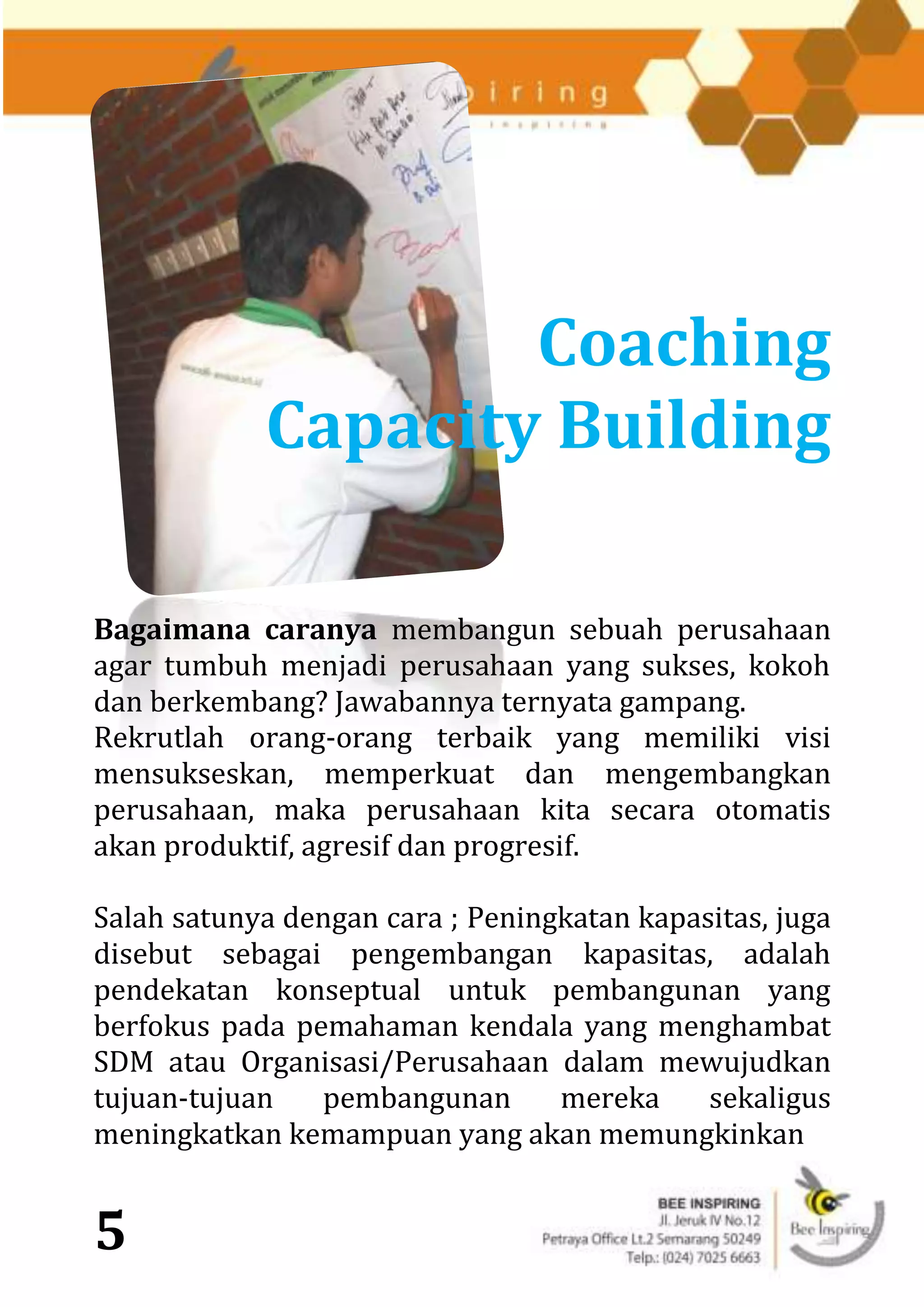 Proposal Capacity Building BEE INSPIRING | PDF