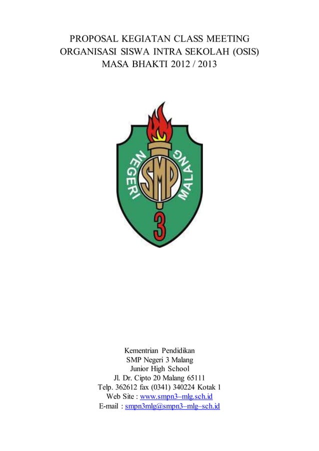 Contoh Proposal Sederhana | DOCX