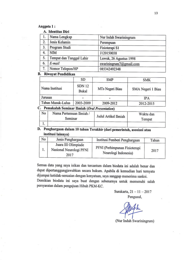 CONTOH PROPOSAL PKM-KARSA CIPTA (DIDANAI DIKTI 2018) | PDF