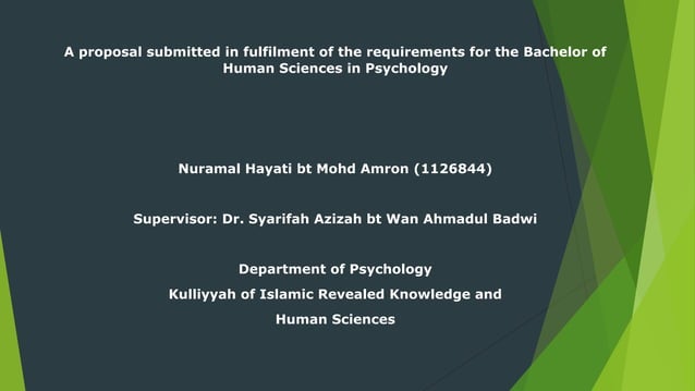 Proposal defence ugrp | PPT