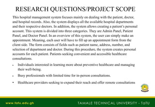 Proposal Defense - Presentat Health Management.ppt