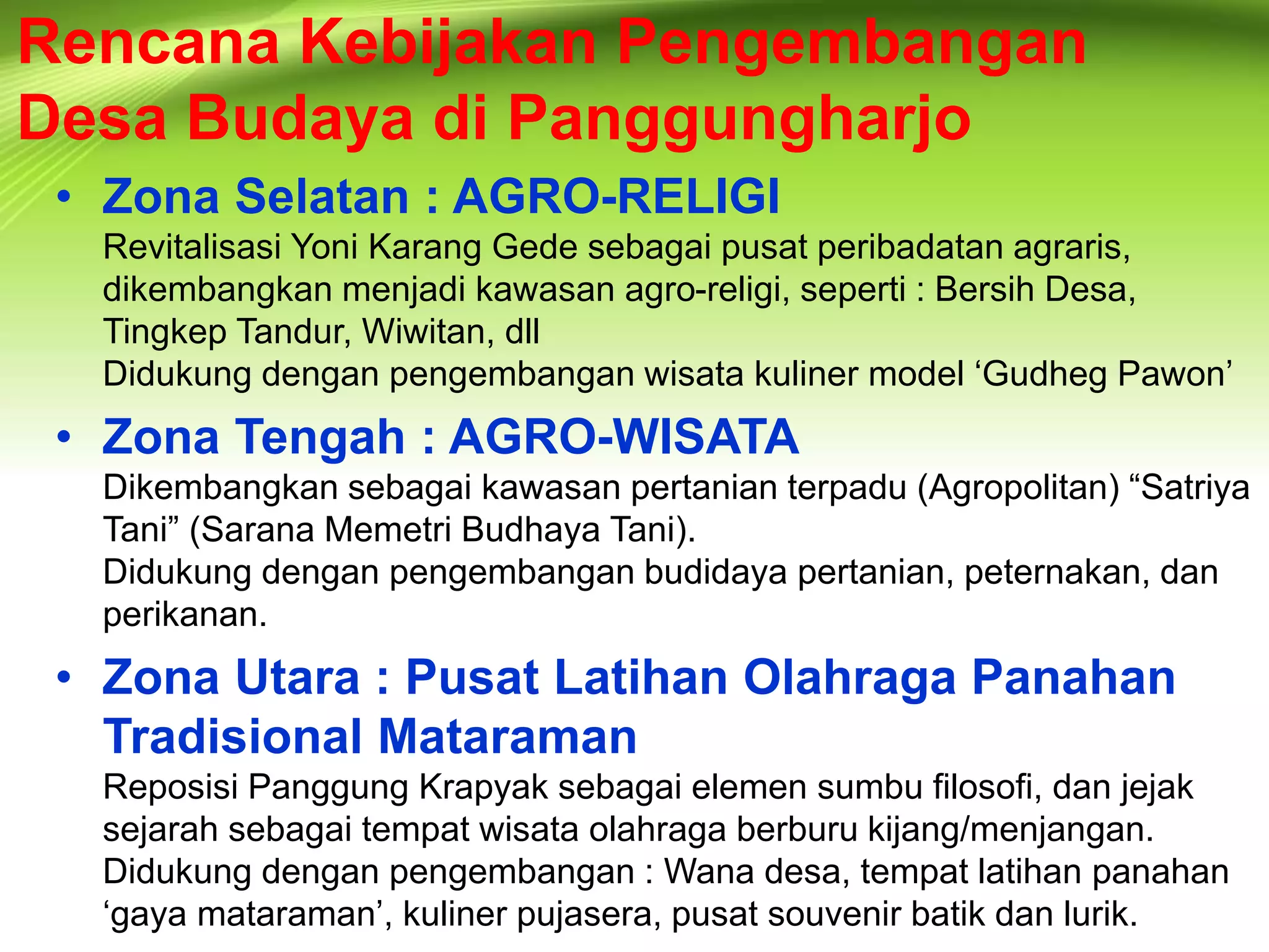 Proposal desa budaya panggungharjo sewon bantul | PPS