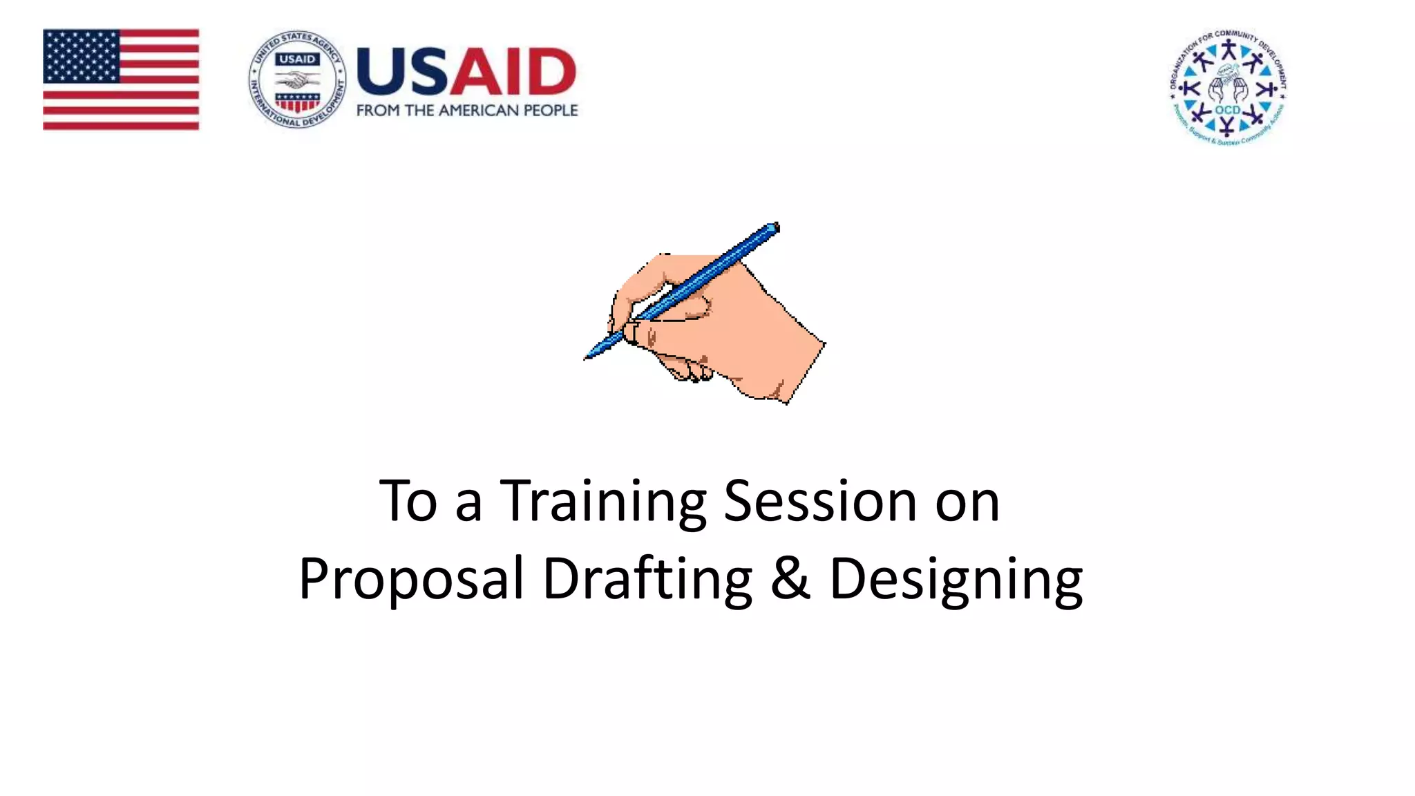 Proposal drafting and designing | PPSX