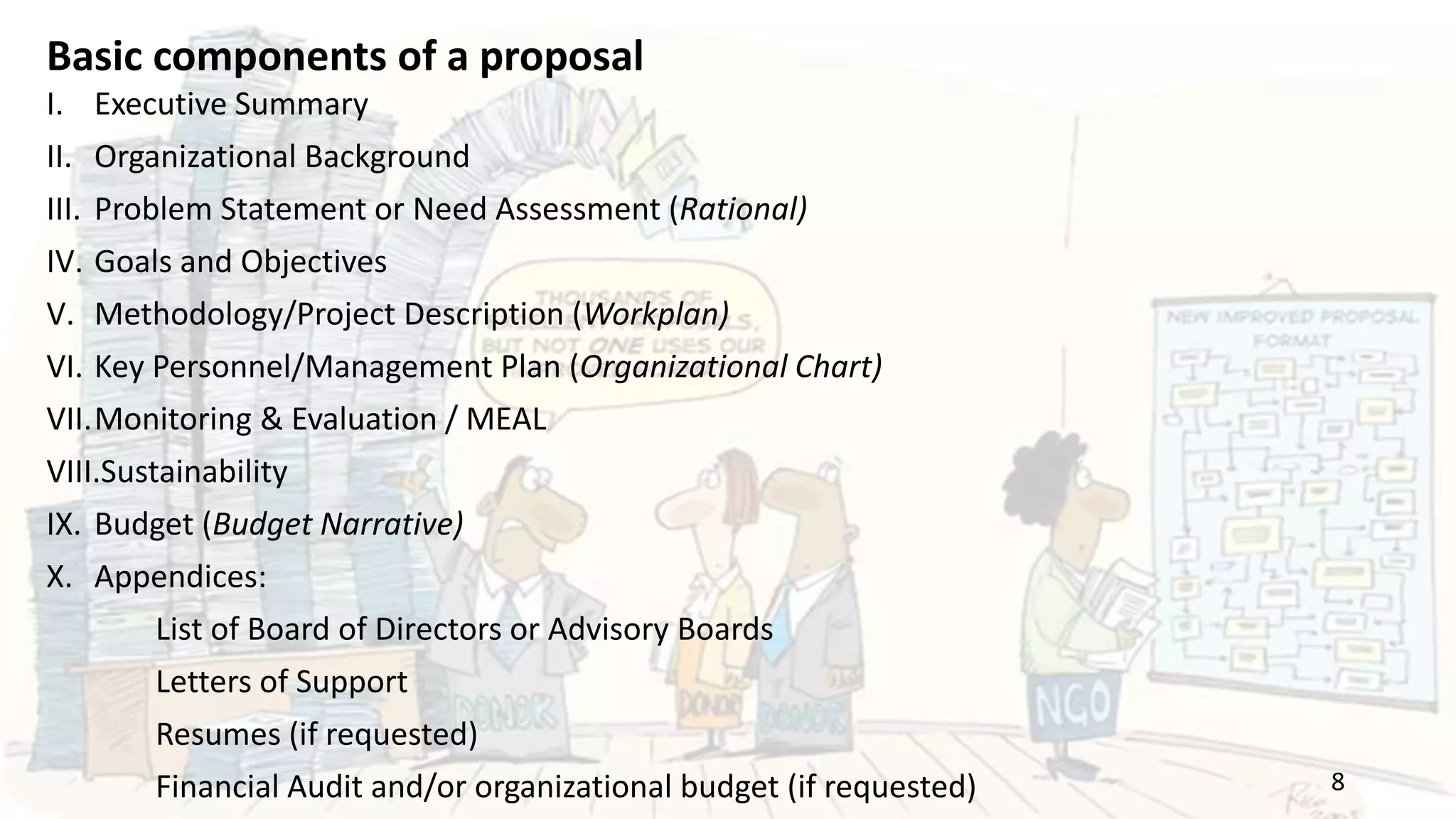 Proposal drafting and designing | PPSX