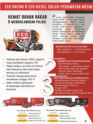 Proposal eco racing | PDF