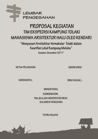 Proposal ekspedisi | PDF