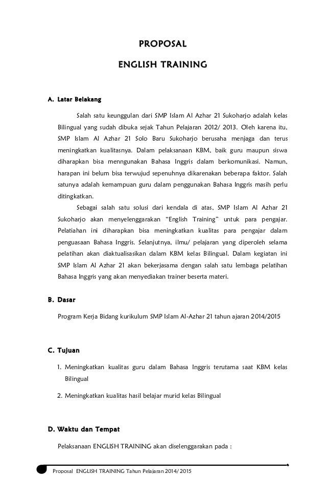 Contoh seminar proposal bahasa inggris - bapalt