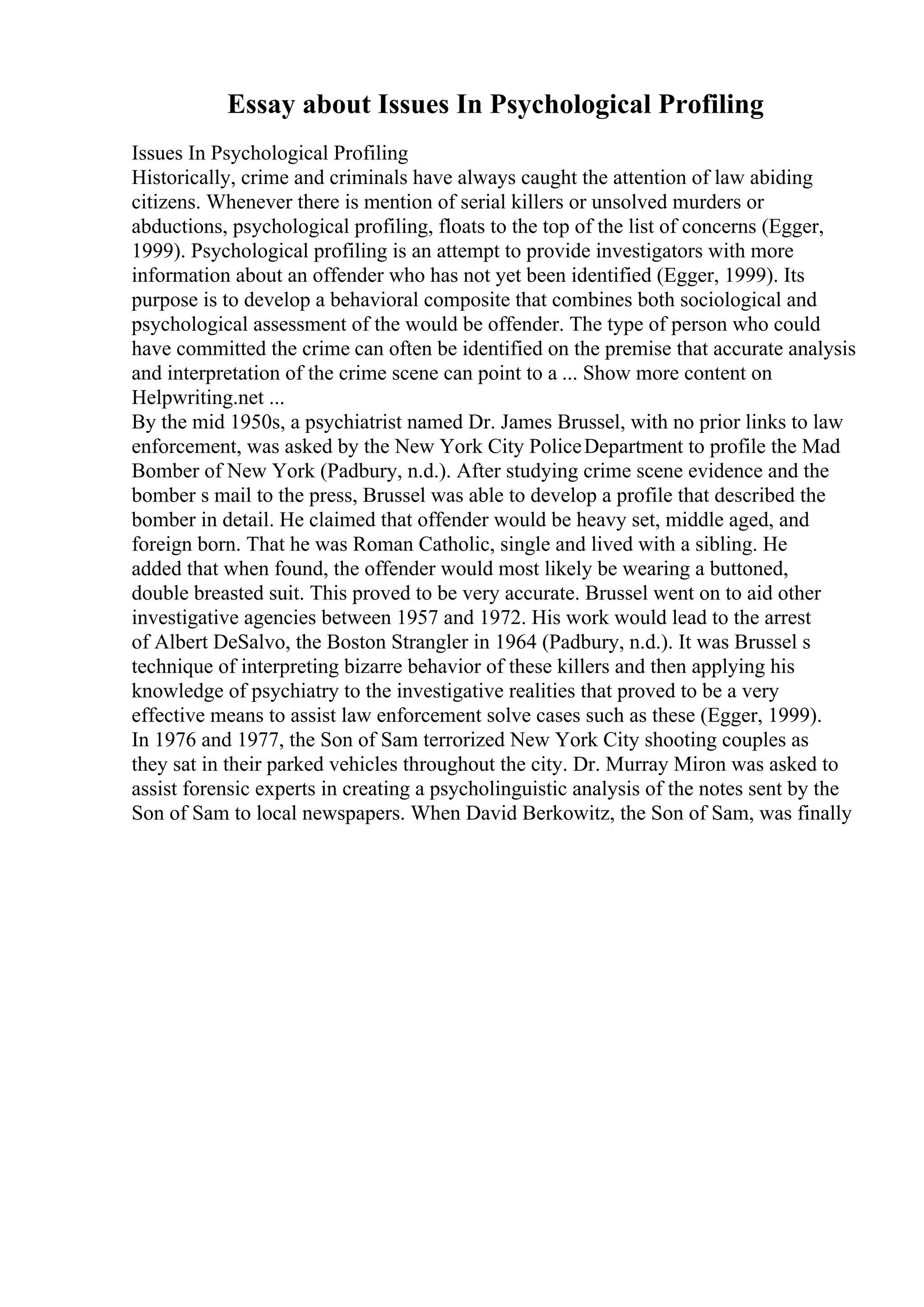 Proposal Essay Examples | PDF