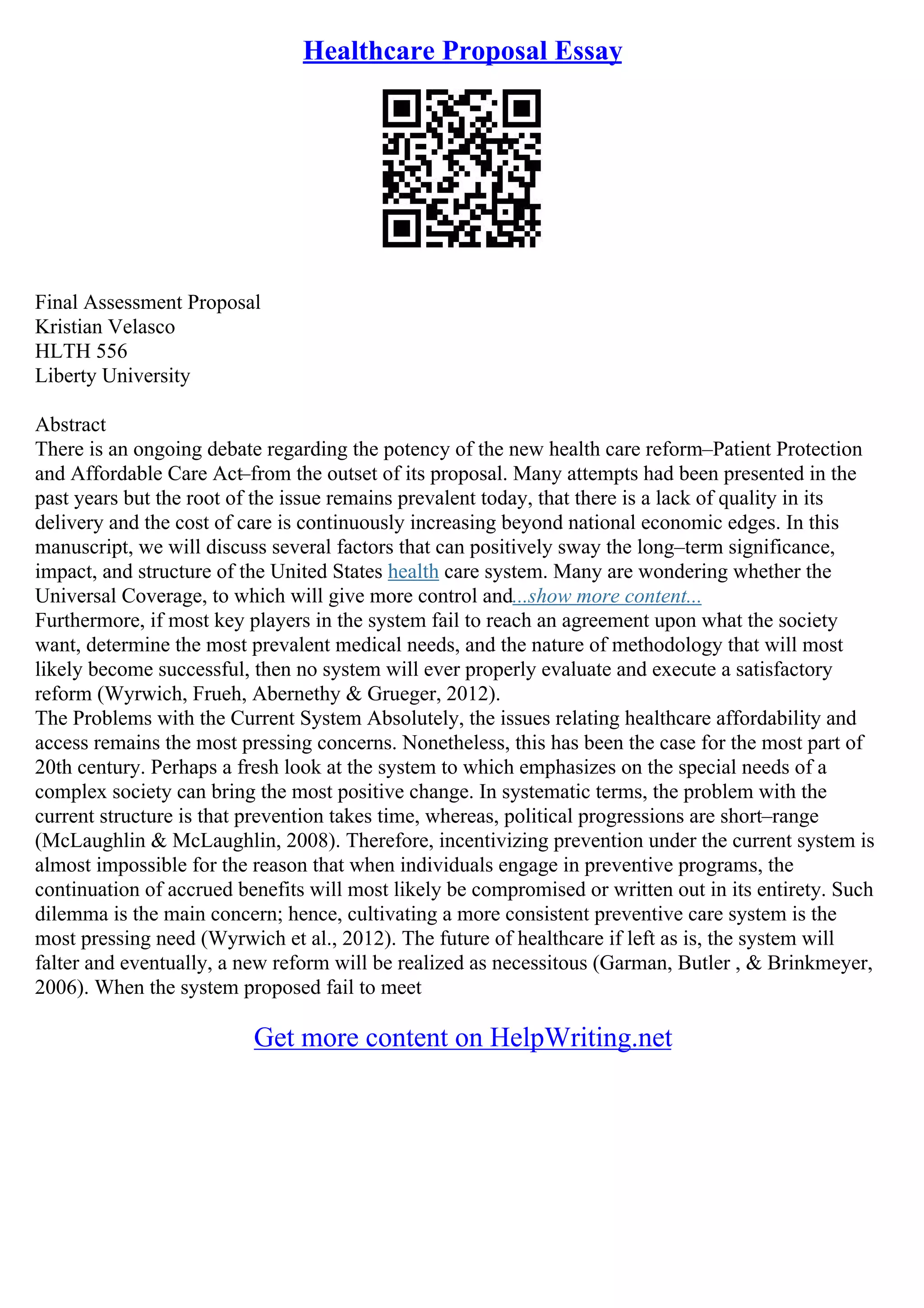 Proposal Essay Topics Ideas | PDF