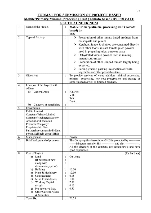 Proposal establishment | PDF