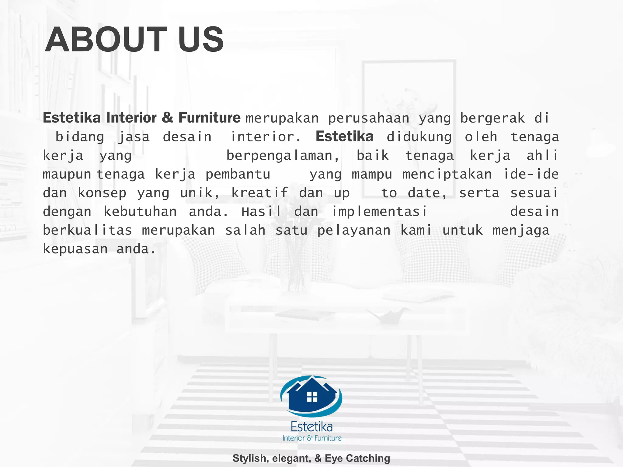 Proposal Estetika Interior & Furniture | PPT