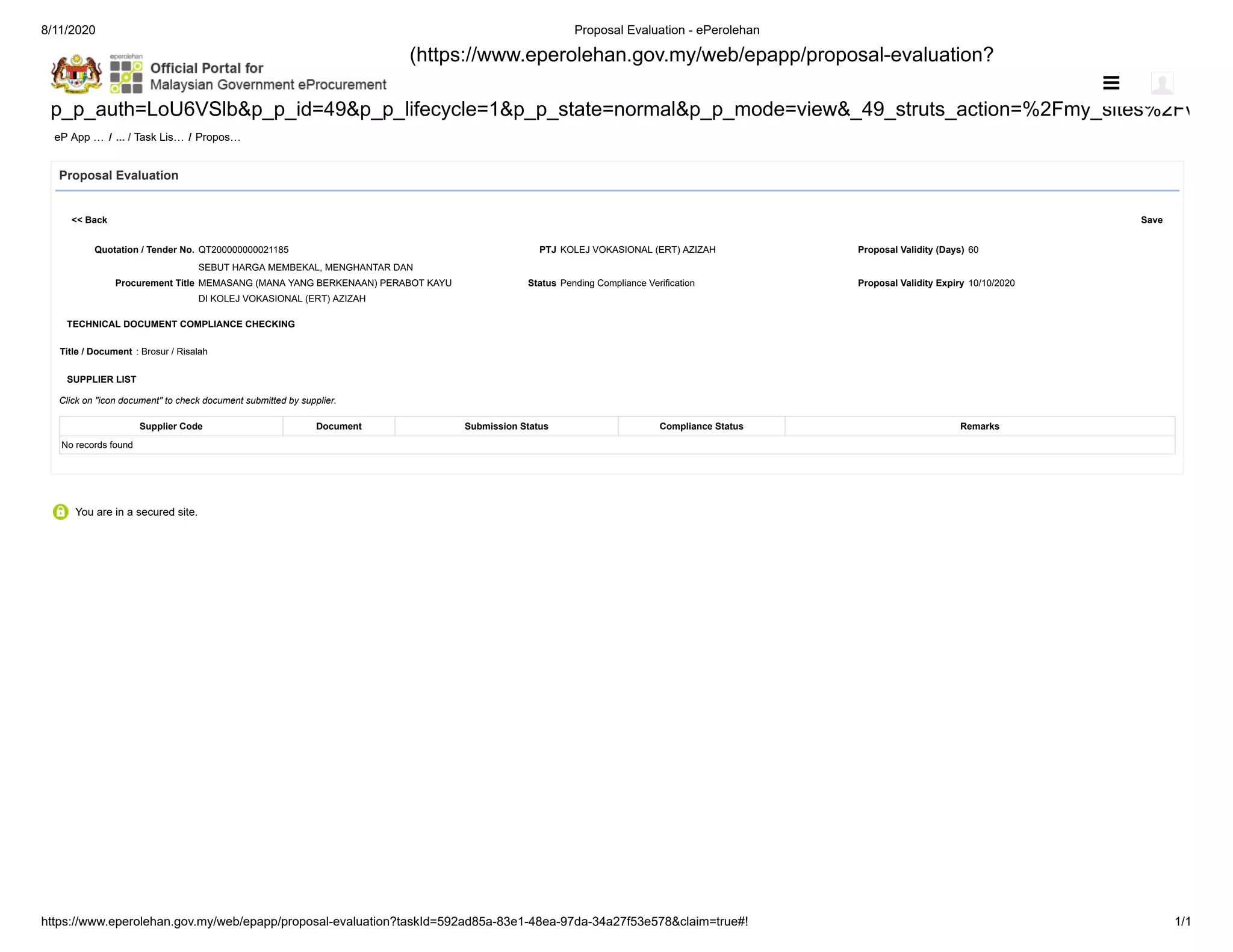 Proposal evaluation e perolehan | PDF