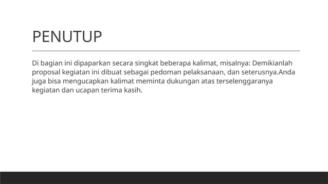 Membuat PROPOSAL EVENT management yang menarik | PPTX