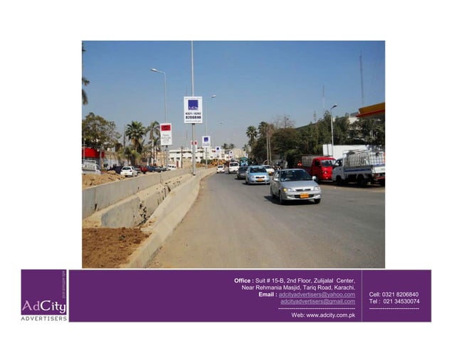 Proposal For Advertisement On Pole Sign @ Tipu Sultan Road | PDF ...