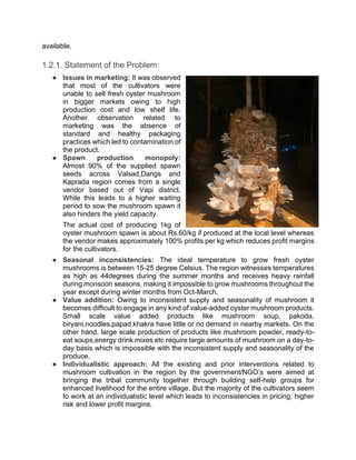 Proposal for community mushroom spawn unit | PDF
