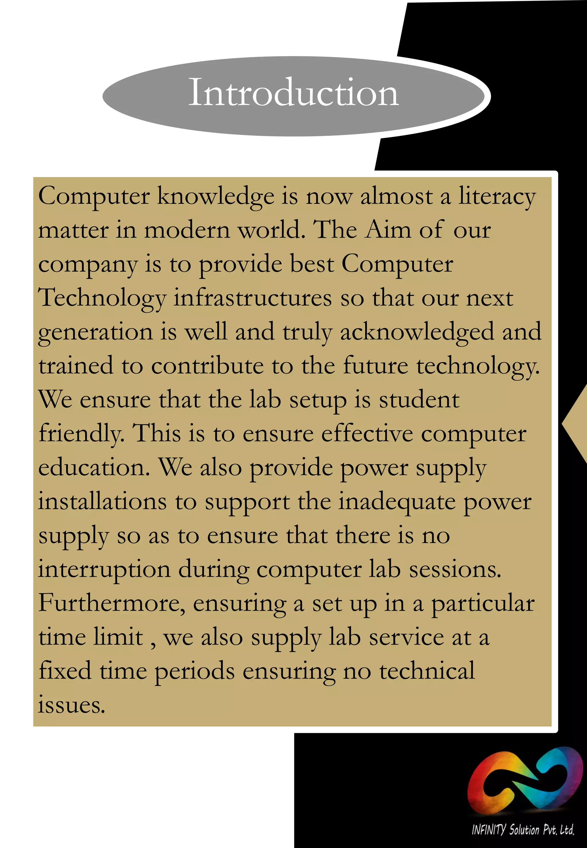 Technical Proposal for computer laboratory setup | PDF