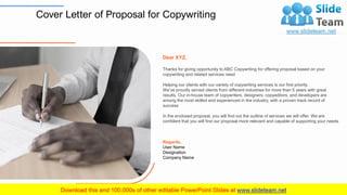 Proposal For Copywriting PowerPoint Presentation Slides | PPT