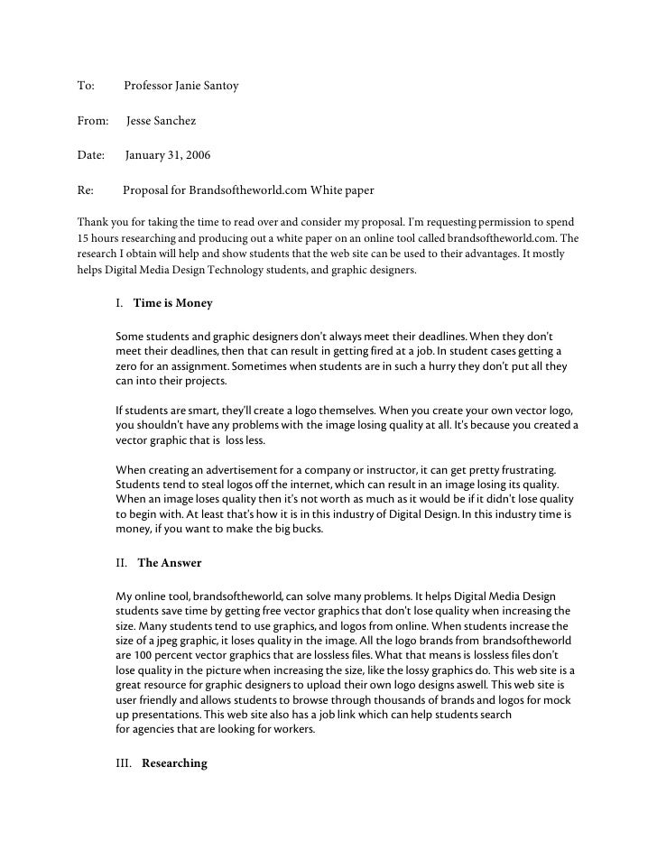 Proposal For White Paper proposal-for-white-paper
