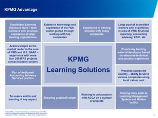 Presentation on "KPMG Course for Accounting Professionals" | PDF
