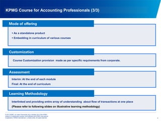 Presentation on "KPMG Course for Accounting Professionals" | PDF