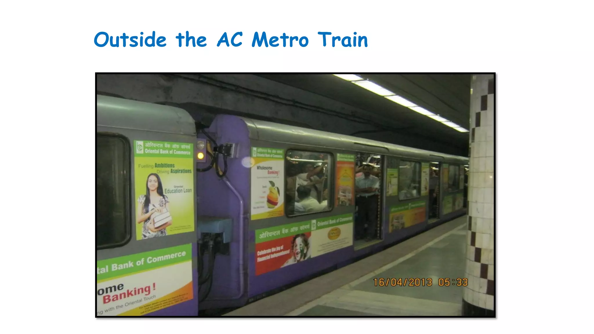 Kolkata Metro Train Branding - Kolkata Metro Train Advertising | PDF