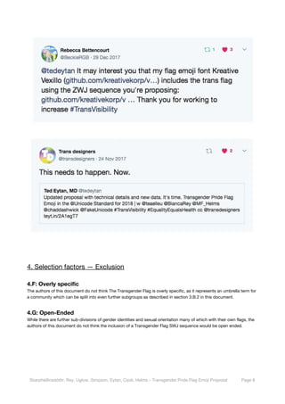 Proposal for new valid emoji sequence: Transgender Flag: version 4 for ...