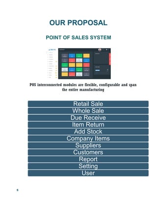 Proposal for pos | PDF | IT and Internet Support | Internet