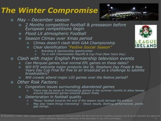 Proposal for renovation of the association football league | PPTX