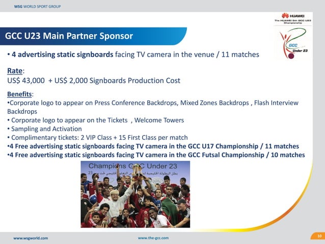 Proposal for the gcc football championships (national teams) 2014 | PPT