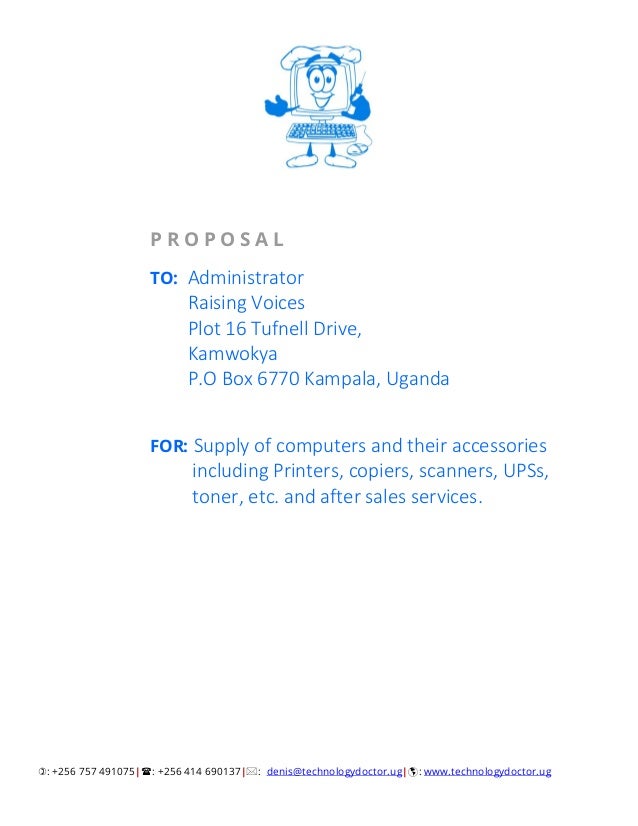 Computer Proposal Letter / Sample Inquiry Letter For Computer Course ...