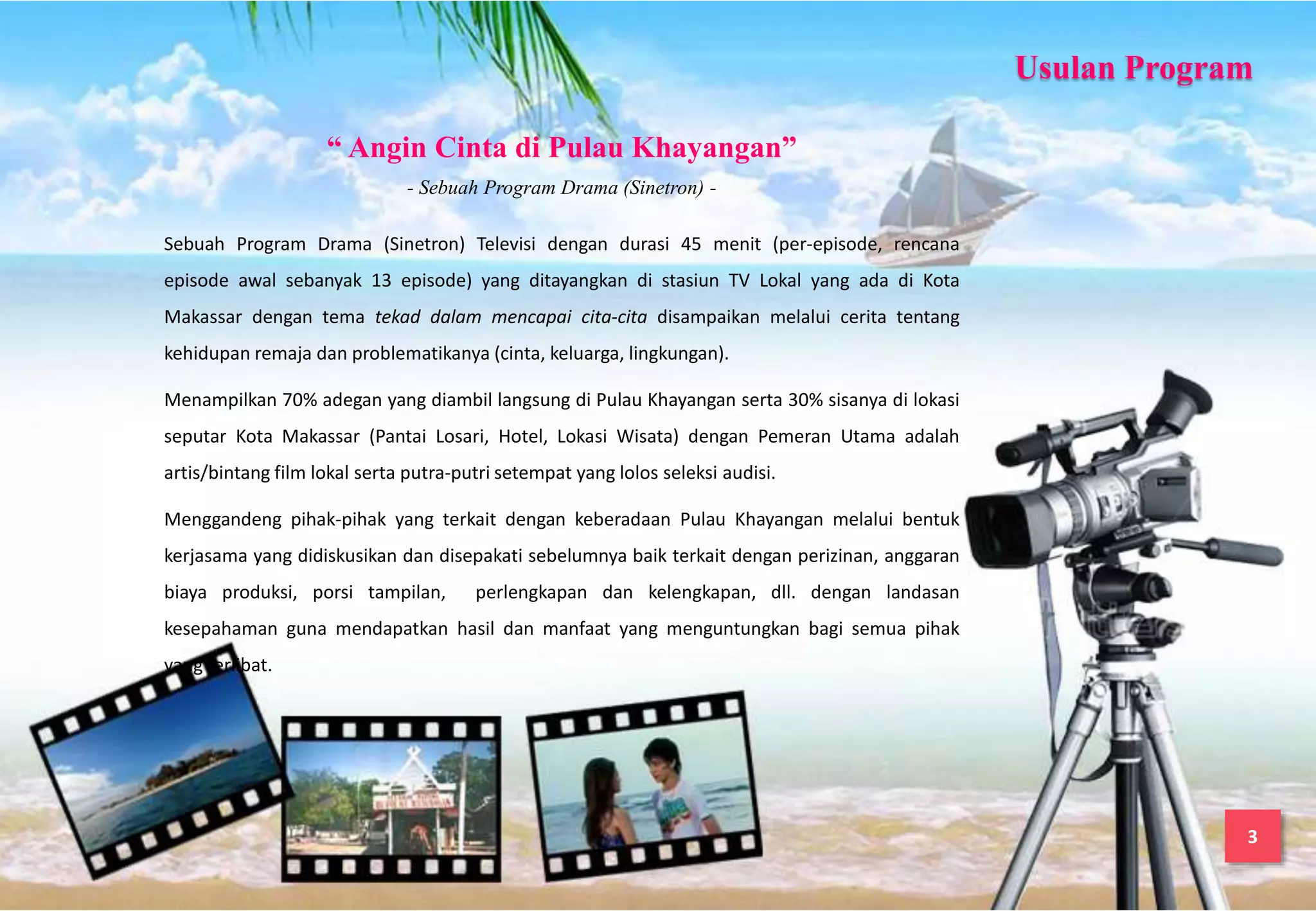Proposal ftv pulau khayangan short | PPTX
