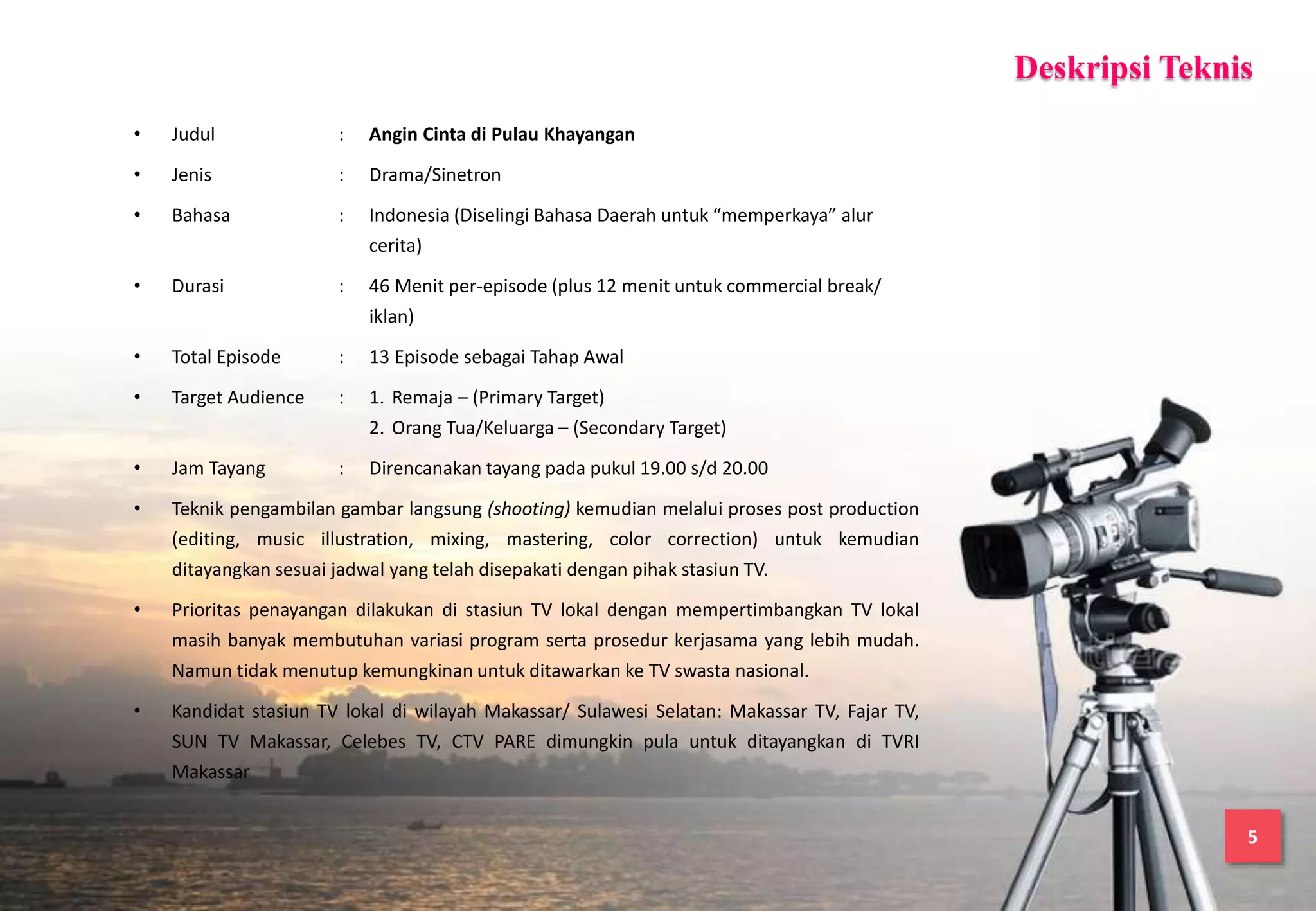 Proposal ftv pulau khayangan short | PPTX