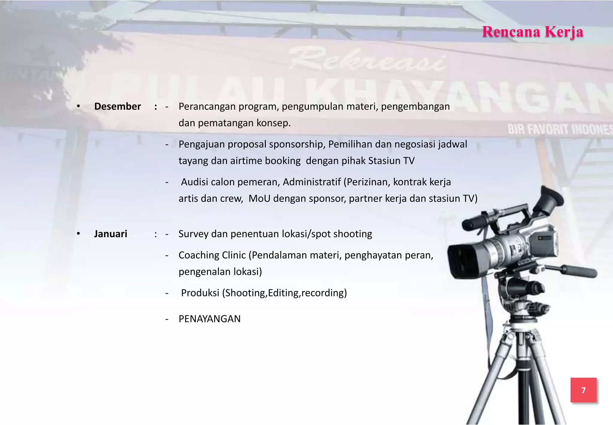 Proposal ftv pulau khayangan short | PPTX