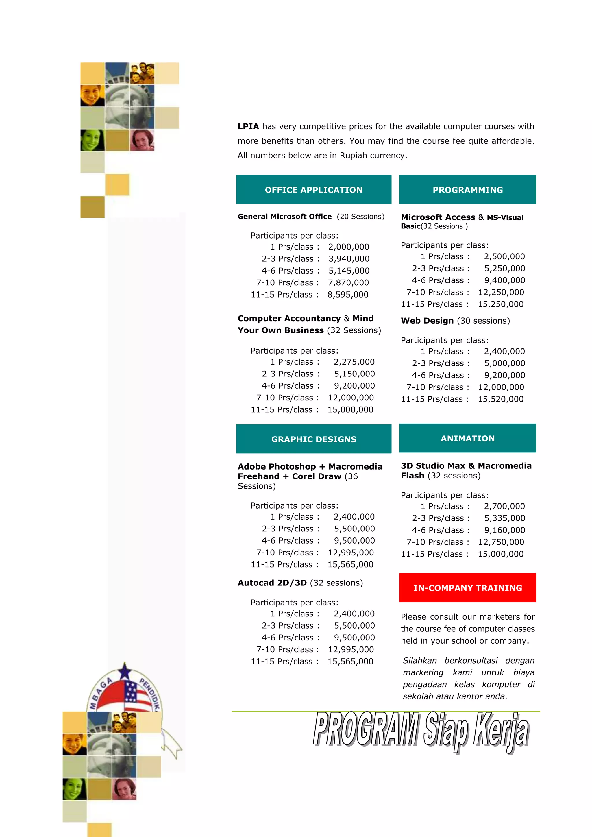 English and Computer Training Proposal | PDF