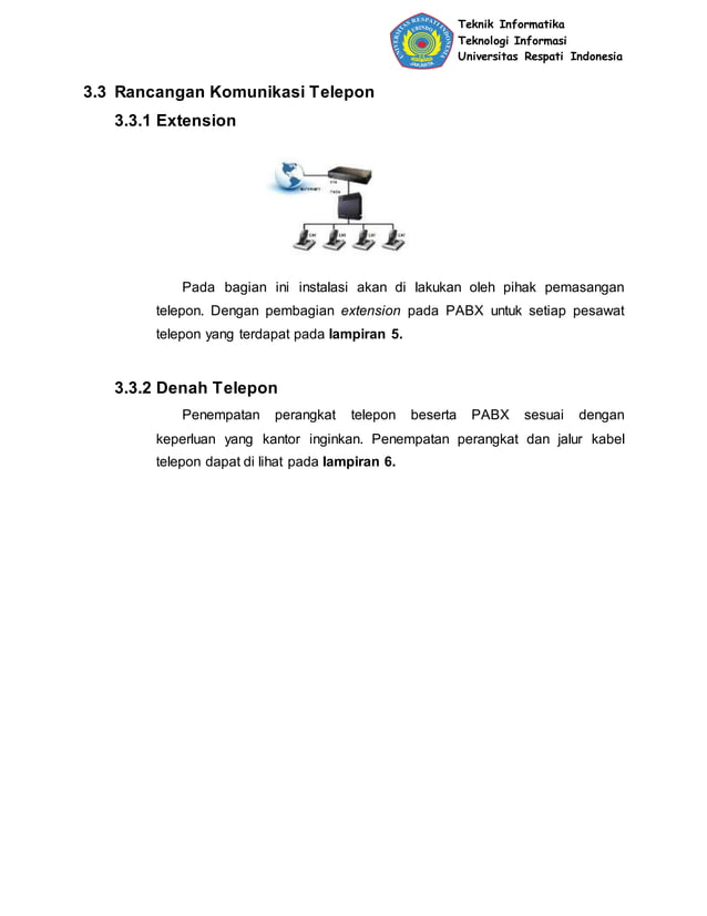 Proposal jaringan komputer | DOCX
