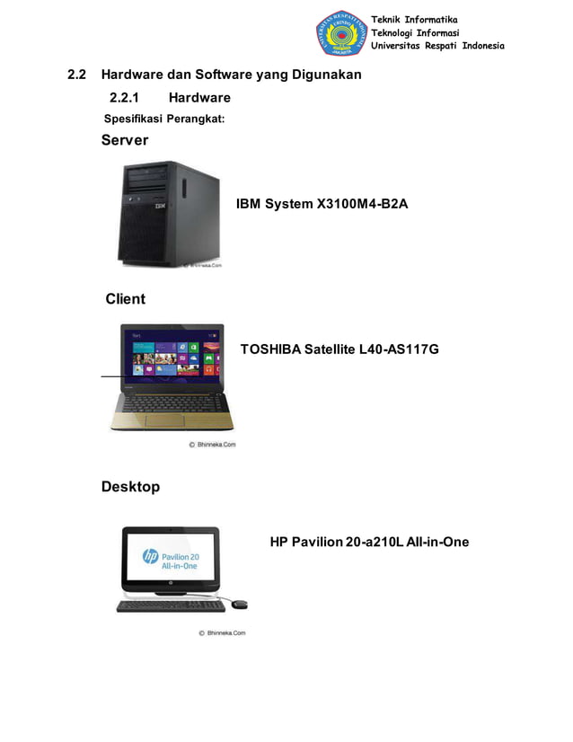 Proposal jaringan komputer | DOCX