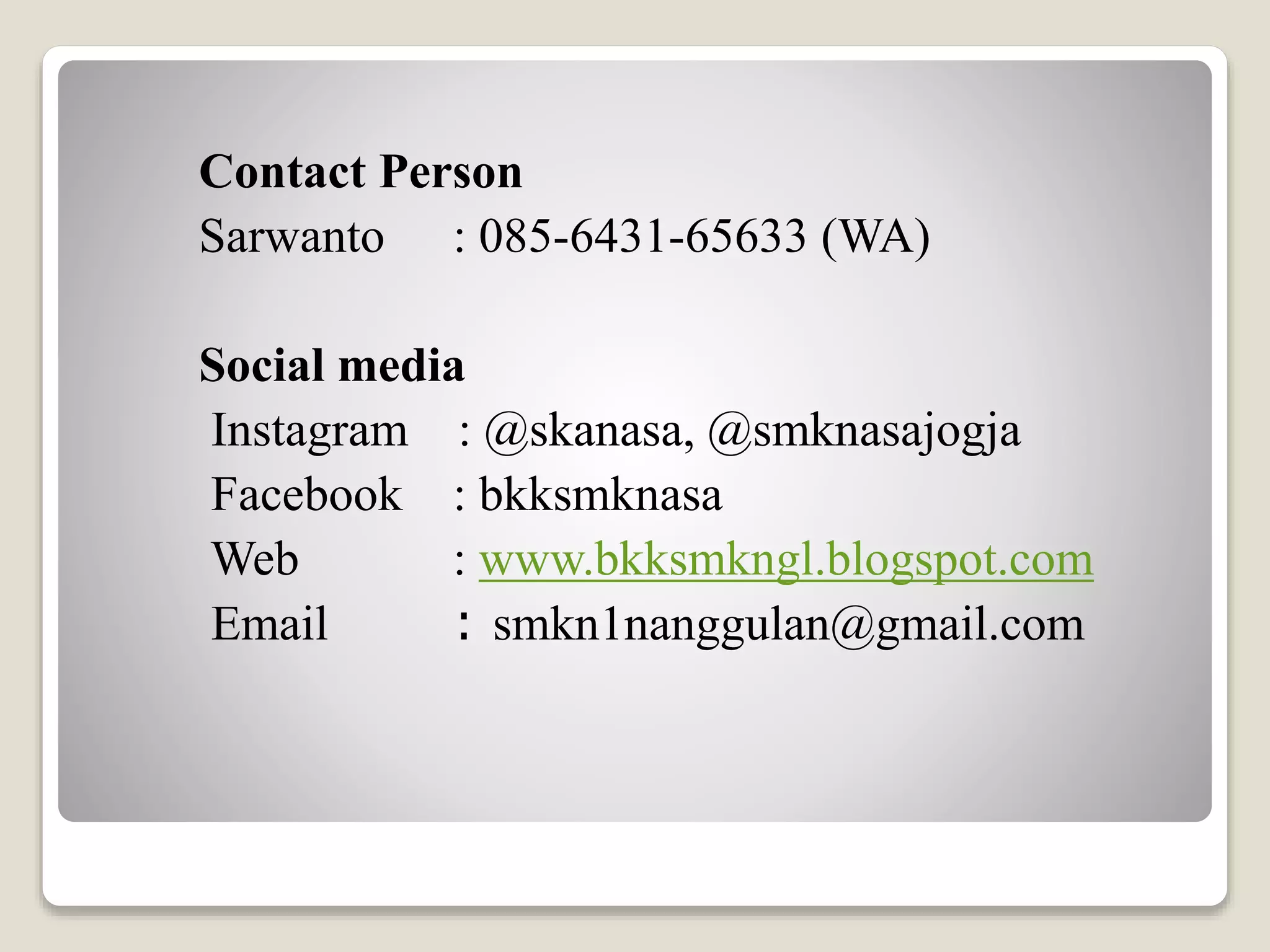 Proposal jobfair 2019 | PPTX