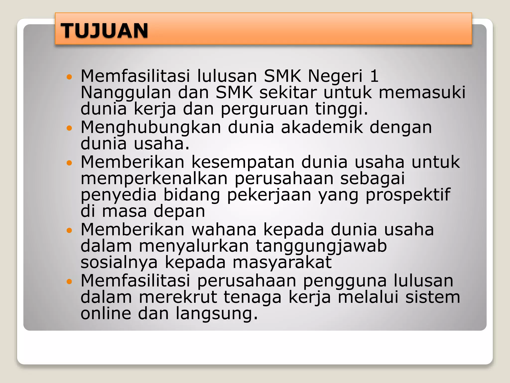 Proposal jobfair 2019 | PPTX