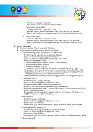 Jumbara PMR OKU | PDF