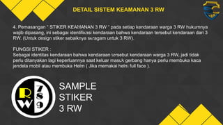 Proposal keamanan lingkungan 3 RW ( RW 07 X RW 08 X RW 09 ) | PPTX