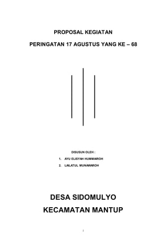 Proposal kegiatan 17 agustus | PDF