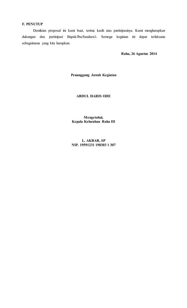 Proposal kegiatan 2015 ttttt | DOCX