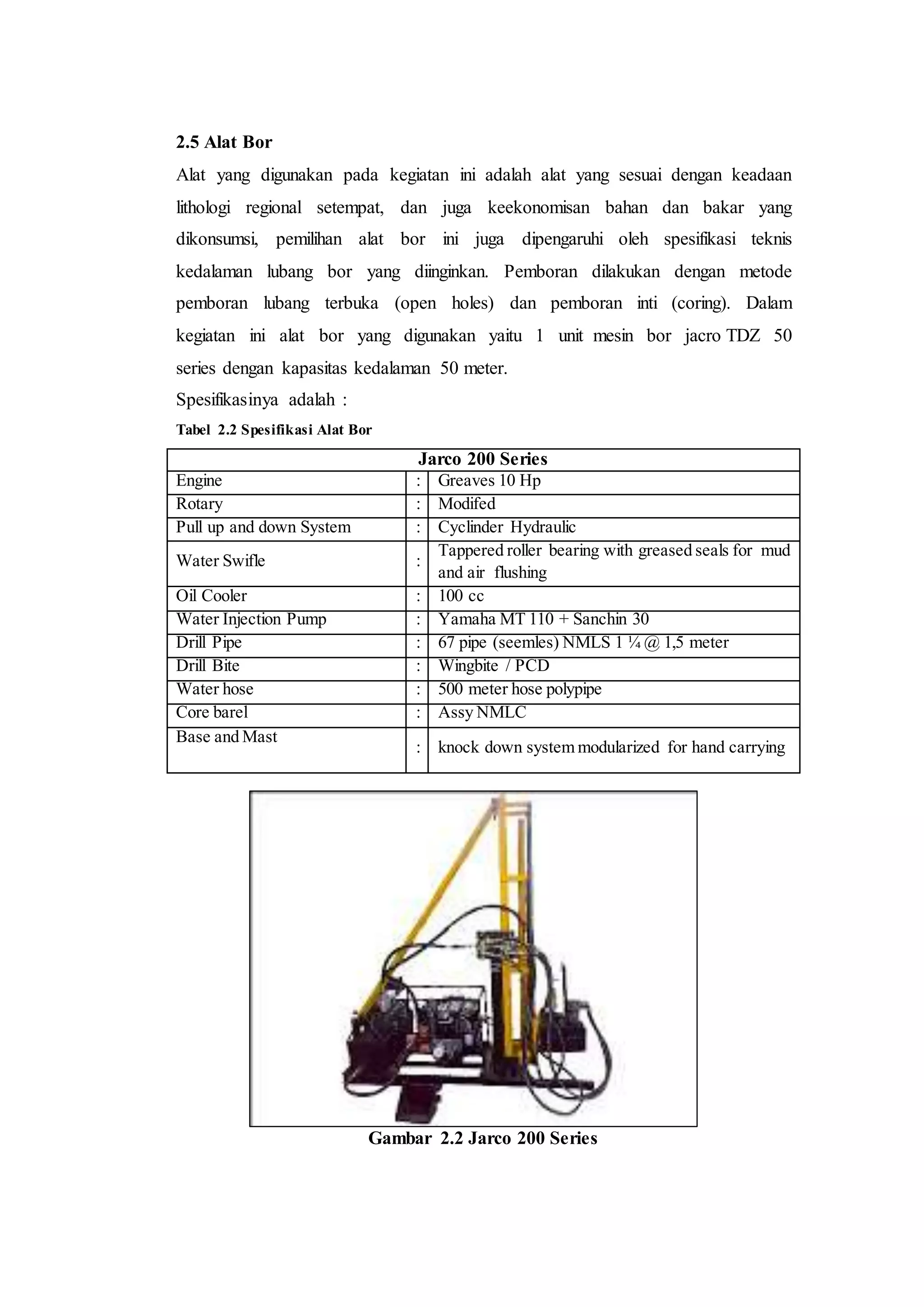 Proposal kegiatan perencanaan pemboran | DOCX